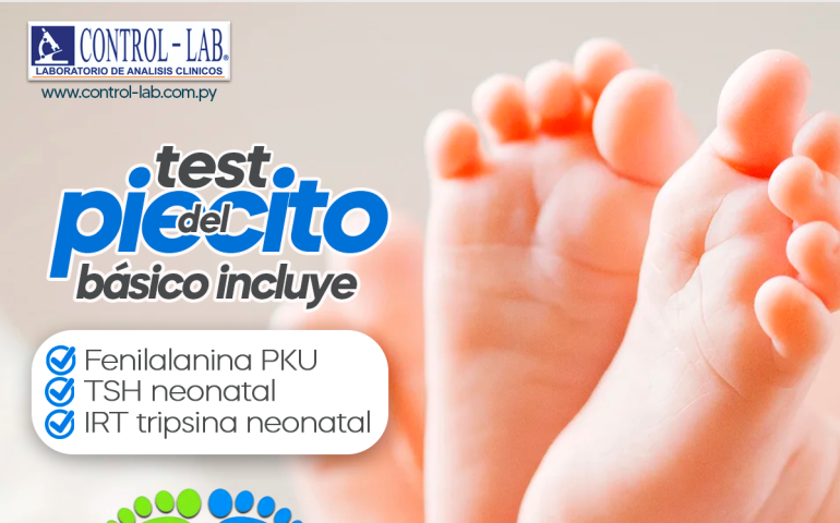 EL TEST DEL PIECITO BASICO INCLUYE